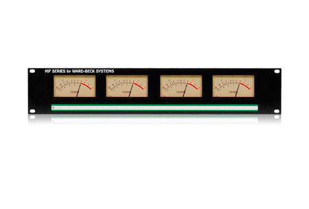Ward-Beck MP4(VU) Rackmount Quad VU Meter Panel