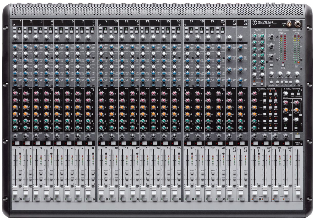 Mackie Onyx 24.4-Bus 24-Channel 4-Bus Premium SR Console Mixer