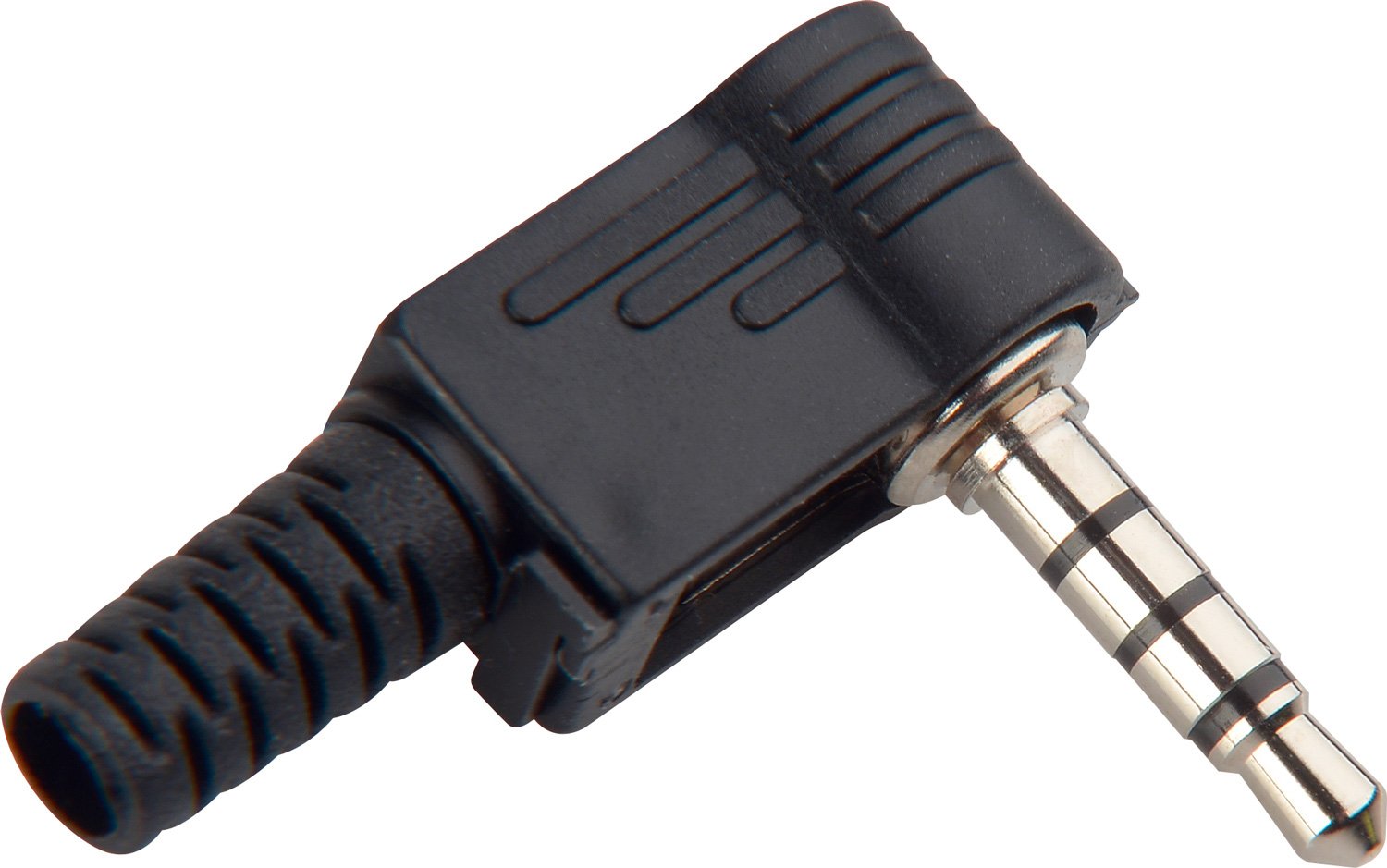 3.5mm TRRS 4 Conductor Right Angle Stereo Plug
