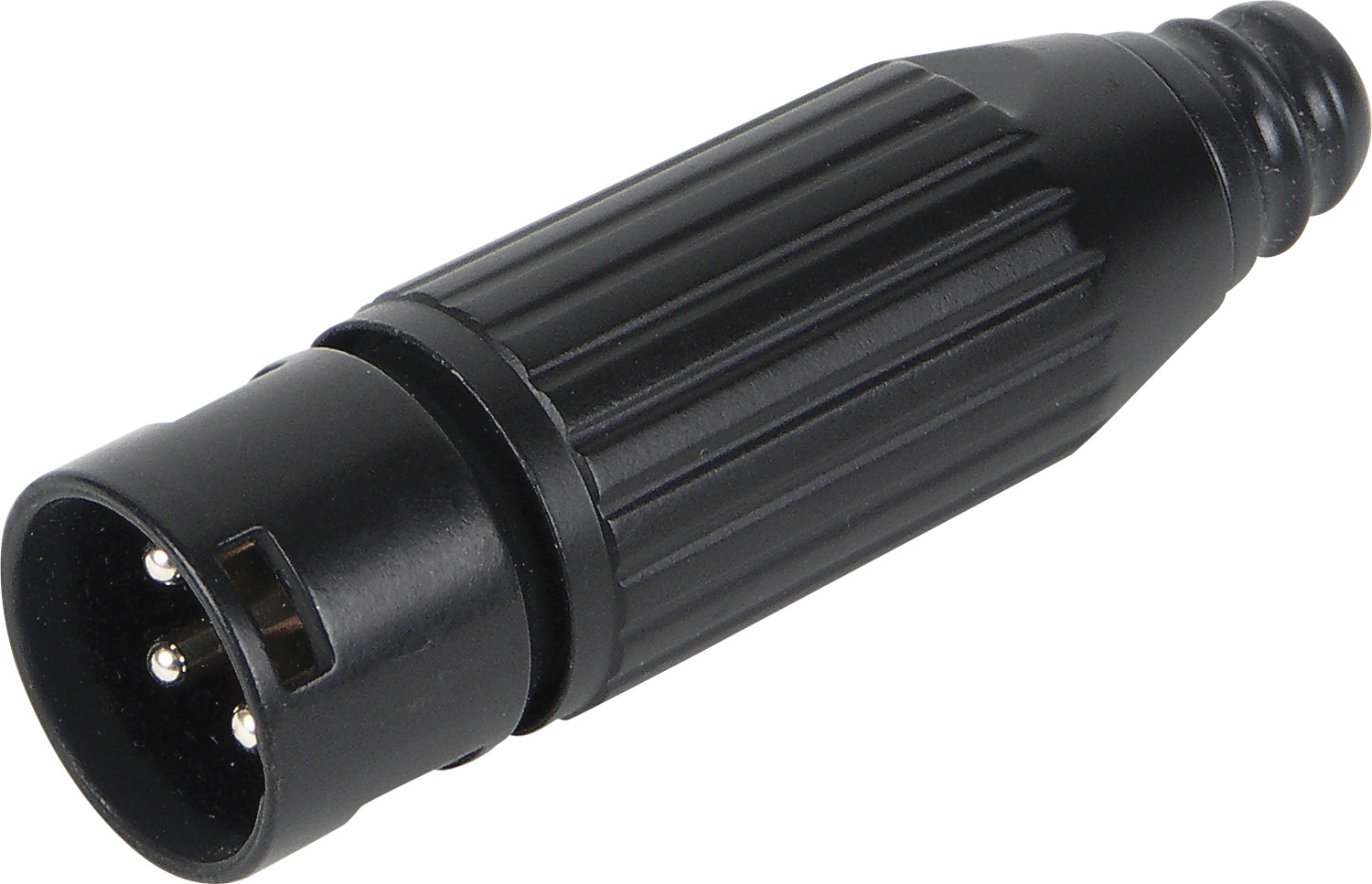 Switchcraft AAA3MBZ 3-Pin Male XLR Connector Cable End with Black Metal ...
