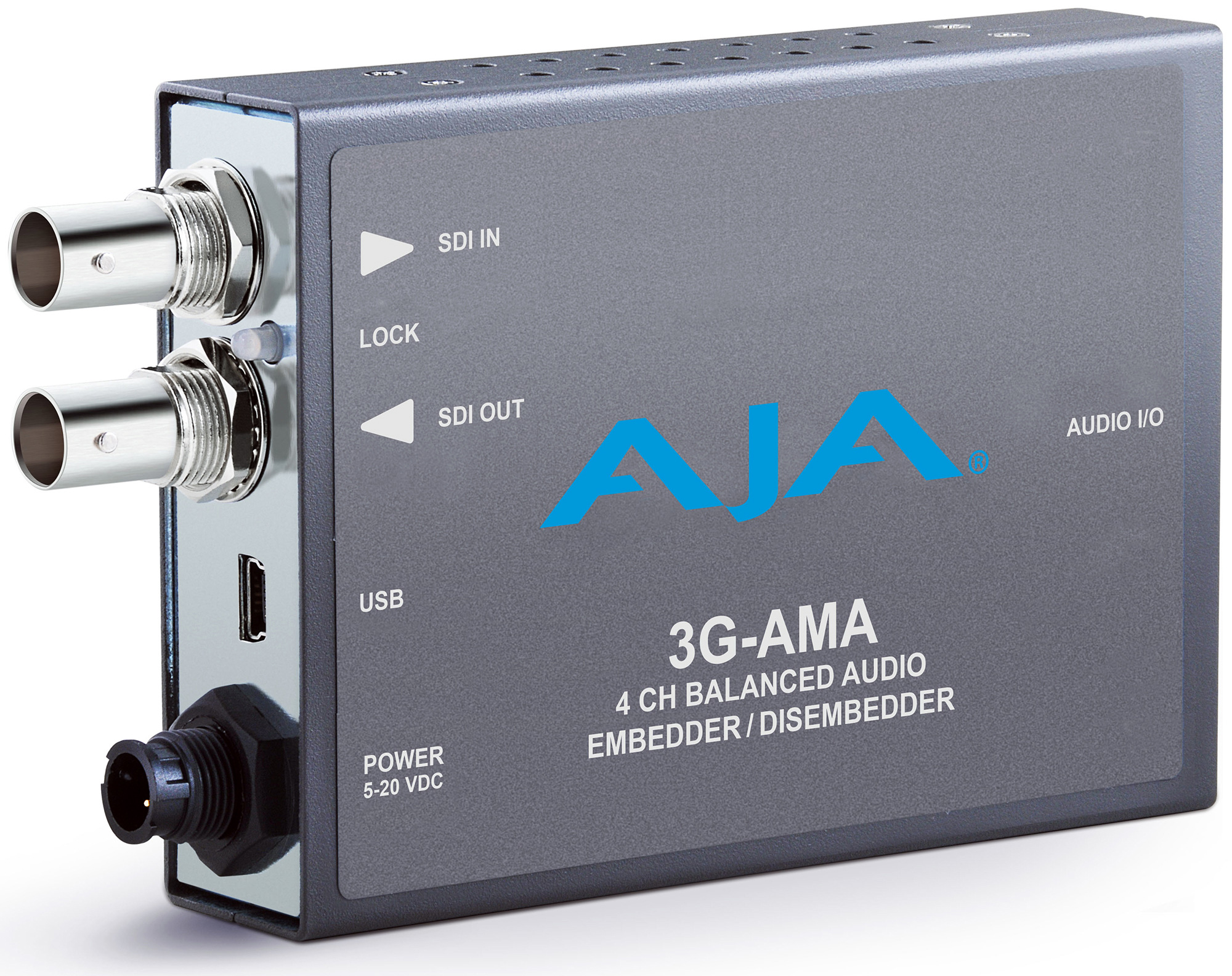 AJA 3G-AMA 3G-SDI Analog Audio Embedder/Disembedder