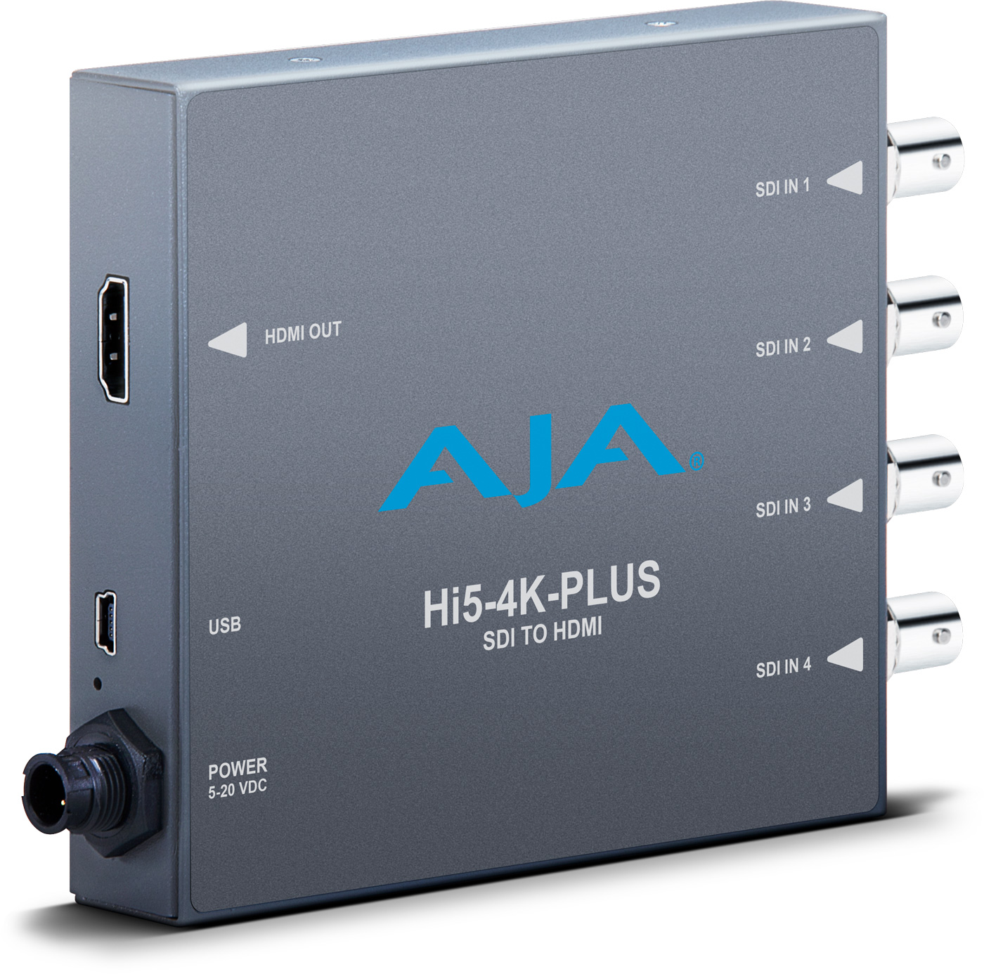 AJA Hi5-4K-Plus 4k SDI to 4K HDMI v2.0 Converter (18 Gbps 4K/UltraHD 50 ...