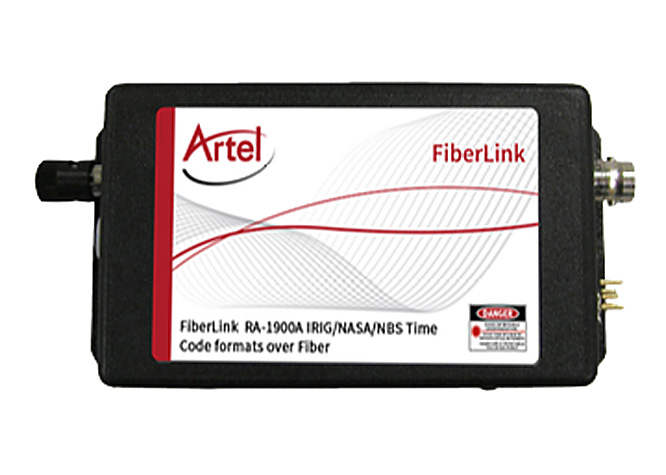 Artel XA-1903-1 IRIG/NASA/NBS Time Code Formats Over Fiber ...