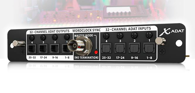 Behringer X-ADAT 32-Channel ADAT / Wordclock Expansion Card for X32