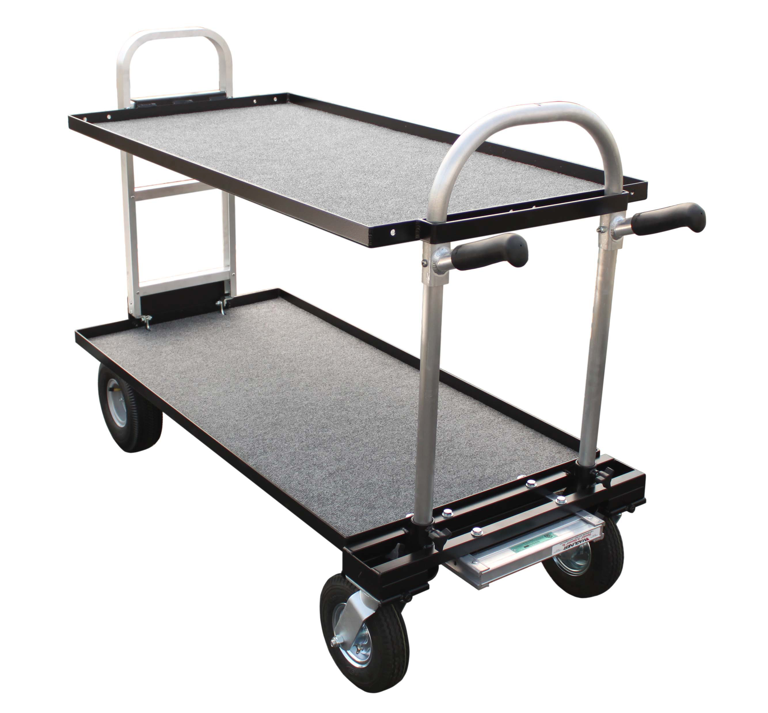 Magliner Senior Cart- Modified with 8 Inch Wheels Top and Bottom Shelf