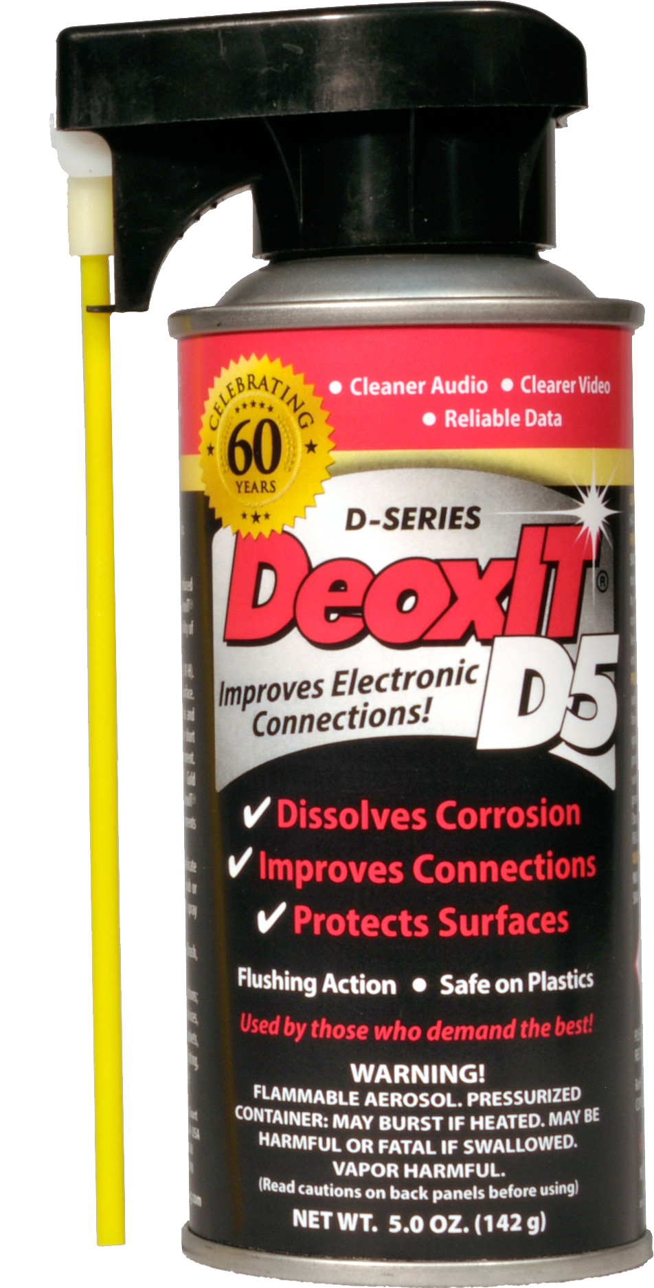 CAIG Laboratories D5S-6P 60th Anniversary DeoxIT D5 Spray with New ...