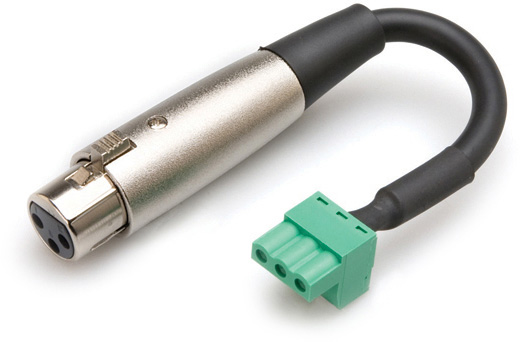 Calrad 10-95F-PHX-6IN XLR Female to 3 Pin Phoenix Connector Length - 6 ...