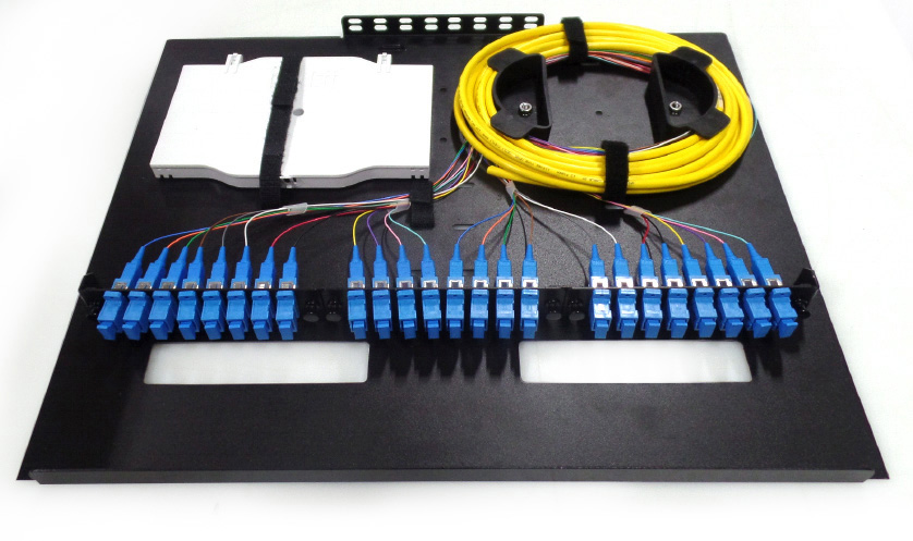Cleerline SSF-1RU-E3 1 RU 3 Termination Panel Rack Mount Fiber ...