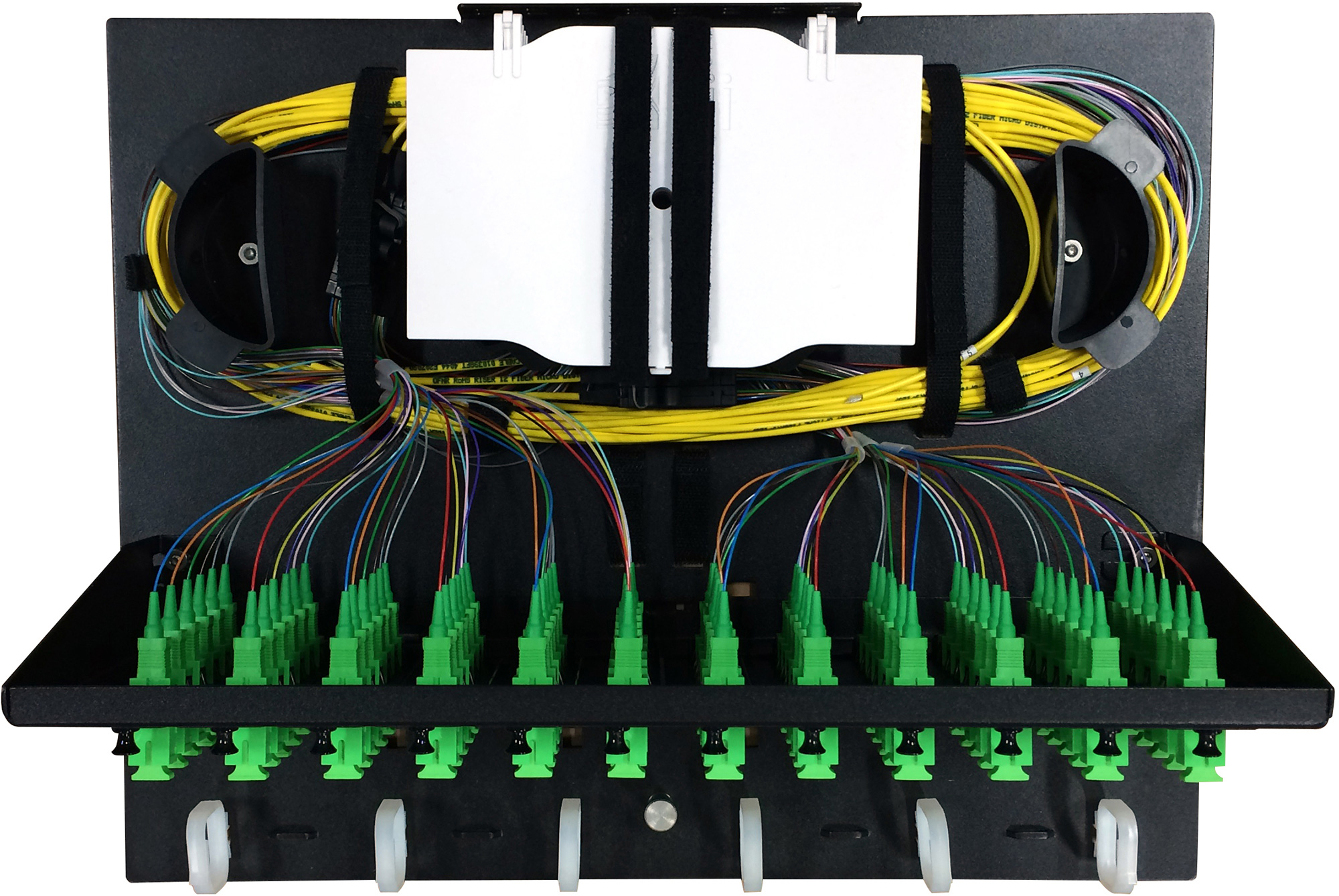 Cleerline SSF-4RU-E12 4 RU 12 Termination Panel Rack Mount Fiber ...