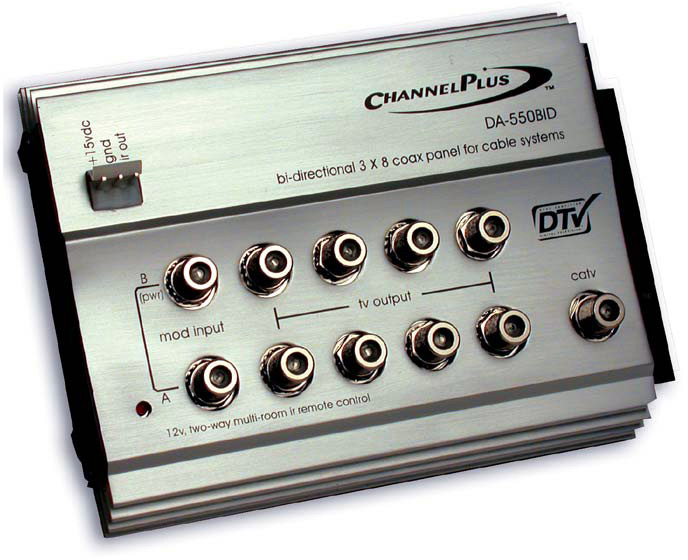 Channel Plus 3x8 Multiroom Distributor for CATV