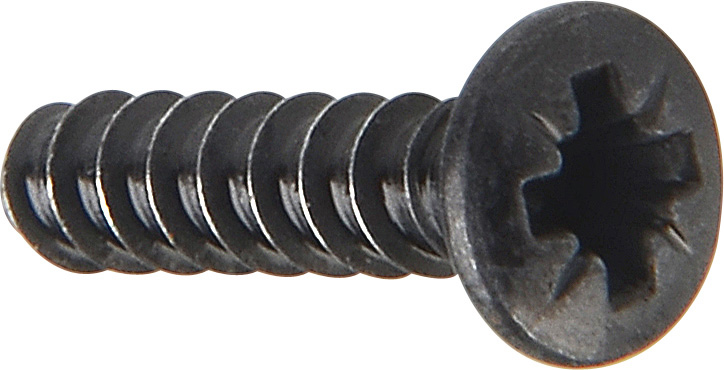 Neutrik E-SCREW1-12B Black Self-Tapping PLASTITE Screw