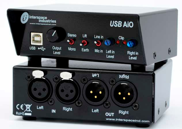 Interspace Industries AiO Audio In/Out Soundcard on USB