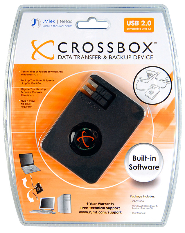 Crossbox USB File Transfer Device