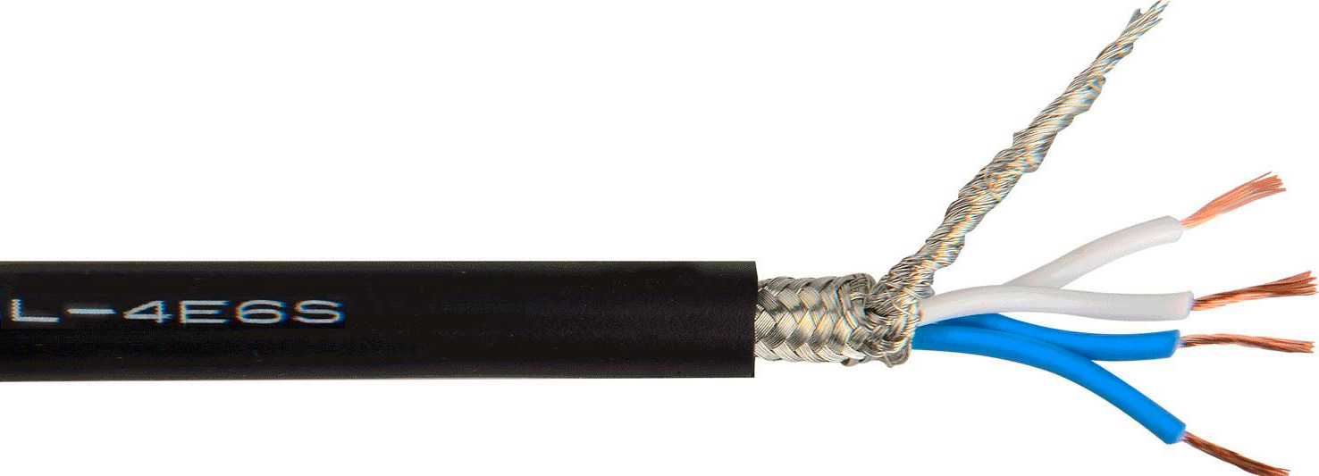 Canare L-4E6S Star-Quad Microphone Cable by the Foot - Black