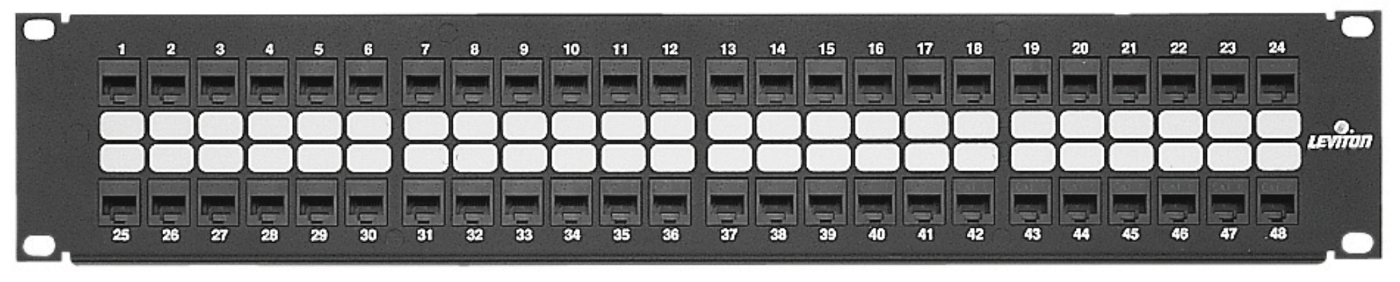 Leviton 69270-U48 48 Port Cat6 Patch Panel