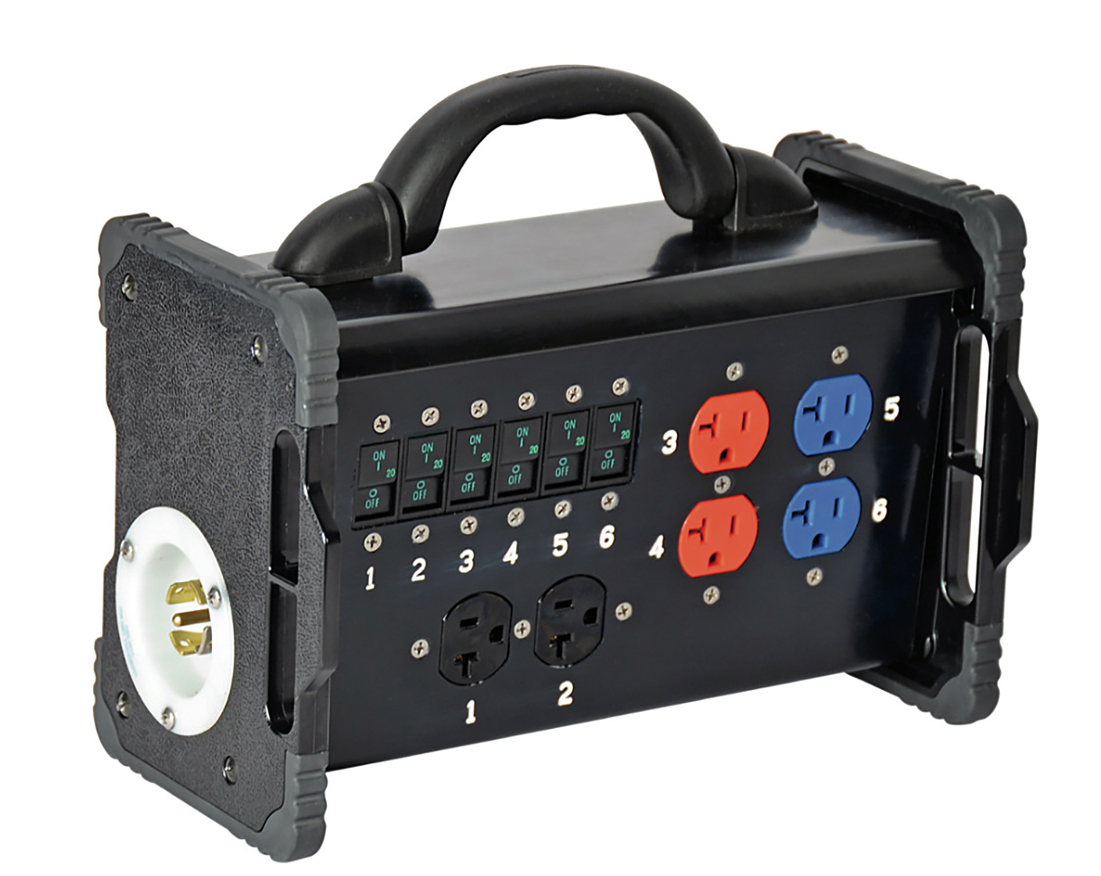 Lex BNB2-3B 30 Amp Bento Box to (3) NEMA 5-20 Duplex Receptacles Power ...