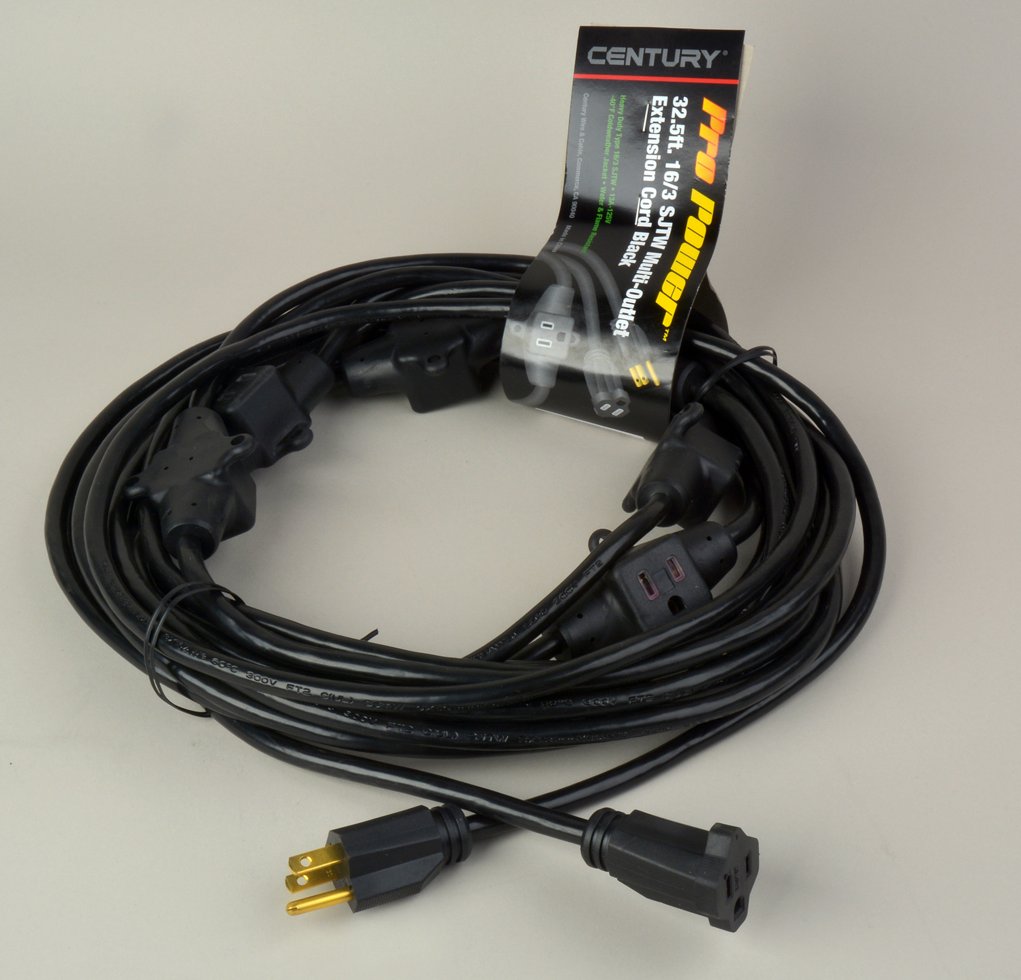 Milspec D19005242 Multi-Outlet 16/3 AC Distribution Extension Cord ... Milspec D19005242 Multi-Outlet 16/3 AC Distribution Extension Cord ...