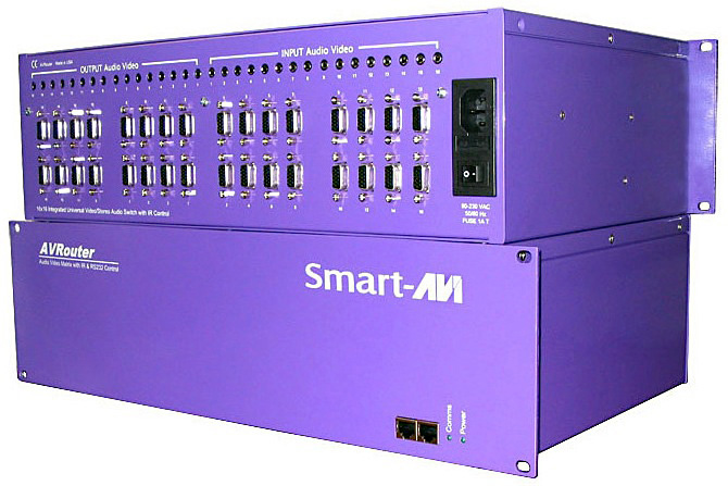 Smart AVI AV16X16AS 16x16 UXGA/Component & Stereo Audio Matrix Router