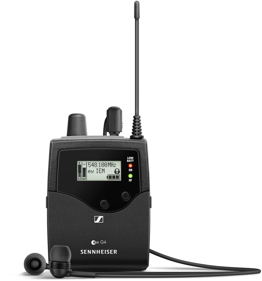 Sennheiser EK IEM G4-A1 Stereo Bodypack Receiver with (1) Pair of IE4 ...