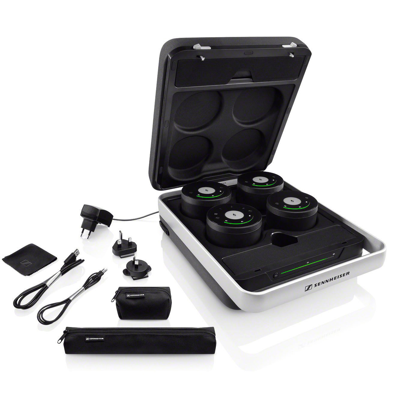 Sennheiser TC-W-SET-CASE-US TeamConnect Portable Wireless Conference ...