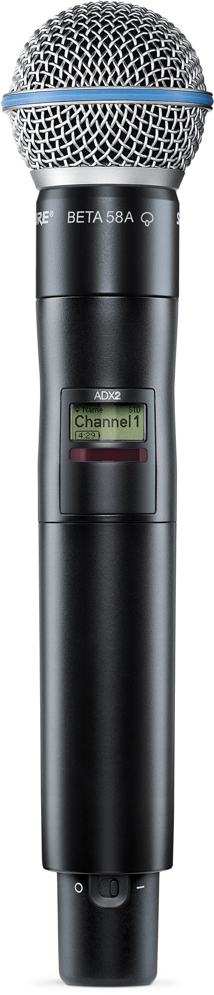 Shure ADX2/B58 Axient Digital Handheld Transmitter w/ BETA 58A Capsule ...