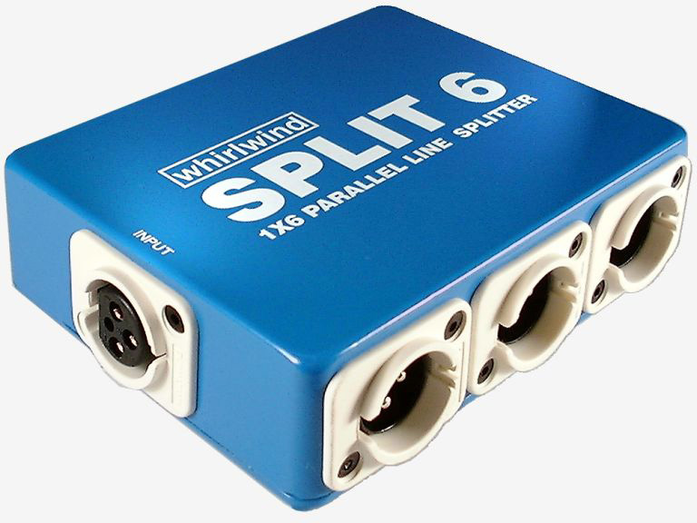 Whirlwind SPLIT 6 1x6 Line Level Parallel Splitter