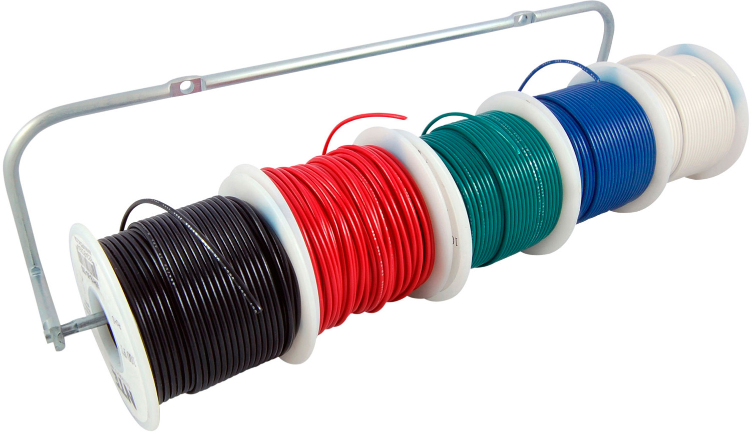 Pre-Loaded Wall Mount Dispenser with 5 x 100-Foot Rolls 22 AWG 300V ...