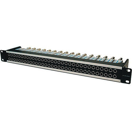 Canare 32MD-ST-15U 32-Point Mid-Size 3G 1.5RU Normalled Patchbay with ...