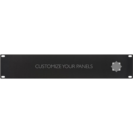 Connectronics ADPAN-2 2RU Engraved Logo Rack Panel