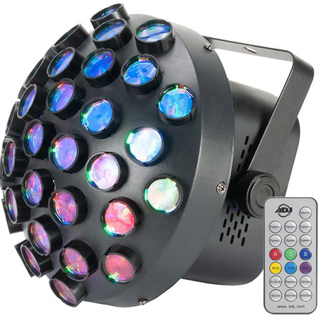 ADJ CON131 Contour Mirror-Ball LED Light Fixture with 36 Lens - 27 x 1 ...