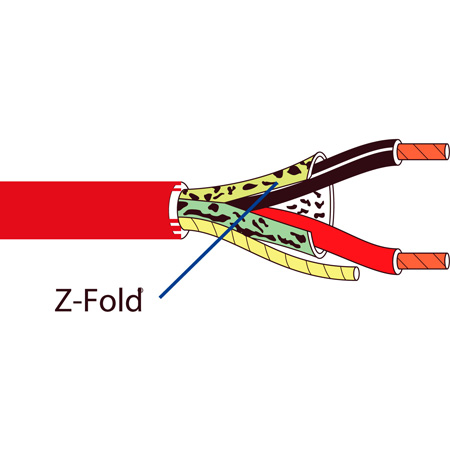 Belden 2-Pair Plenum Audio Cable-1000 ft. Unreel Box - Red