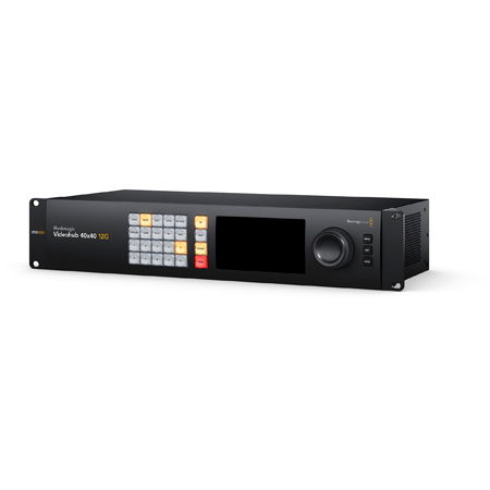 Blackmagic Design Videohub 12G 2RU 40x40 0 Latency Video Router - B ...