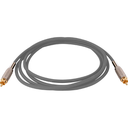 Sescom Audio Cable Belden Star Quad RCA Male to RCA Male Gray - 50 Foot