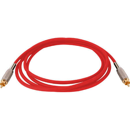 Sescom Audio Cable Belden Star Quad RCA Male to RCA Male Red - 6 Foot