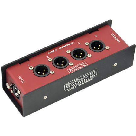 SoundTools CATBOX-MX 4 Male XLR Stage Box with etherCON Connectors ...