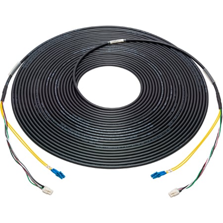 Camplex SMPTE Cable with Duplex LC Fiber and 6-pin RG Power - 250 Foot