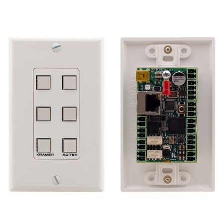 Kramer Control RC-76R 6-button Ethernet and KNETControl Keypad