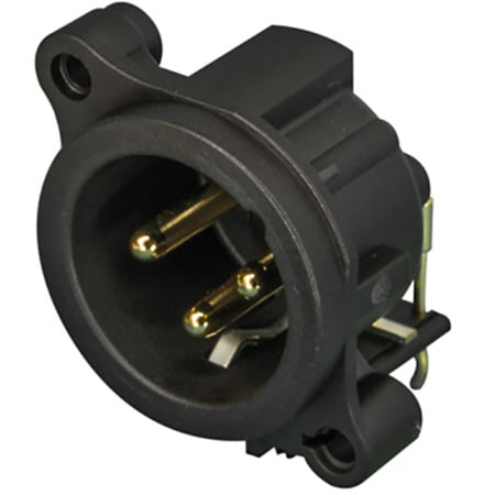 NEUTRIK NC3MAH-0 3 Pole Male XLR Receptacle Plastic Housing Horizontal ...