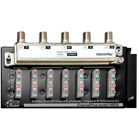 Open House Combo Phone/RF Hub- 4 lines to 6 locations