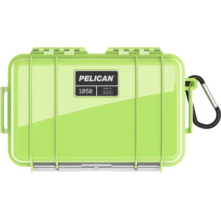 Pelican 1050 Micro Case - Bright Green Case/Black Liner