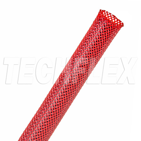 Techflex PTN0.75 3/4-Inch Flexo PET Expandable Tubing - Red - 100-Foot