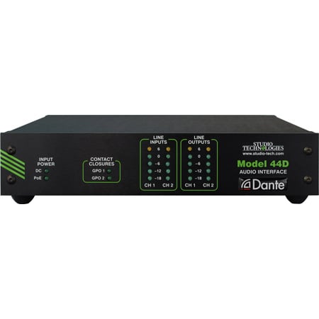 Studio Technologies M44D Dante to Analog Interface