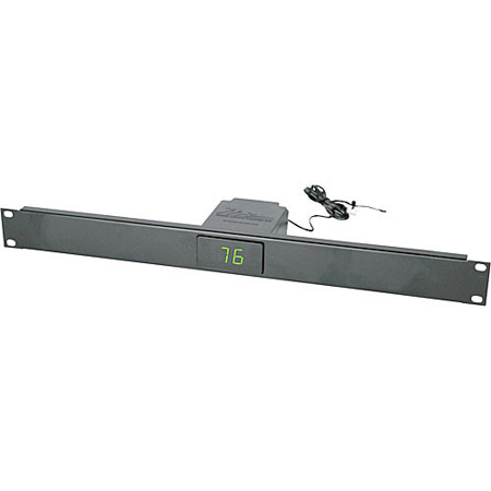 Middle Atlantic T1P 1 Space Panel with TEMP-DEC Black Powder Coat