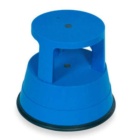 Xtend & Climb Stable Stool 969 Rolling Plastic Step Stool - Blue