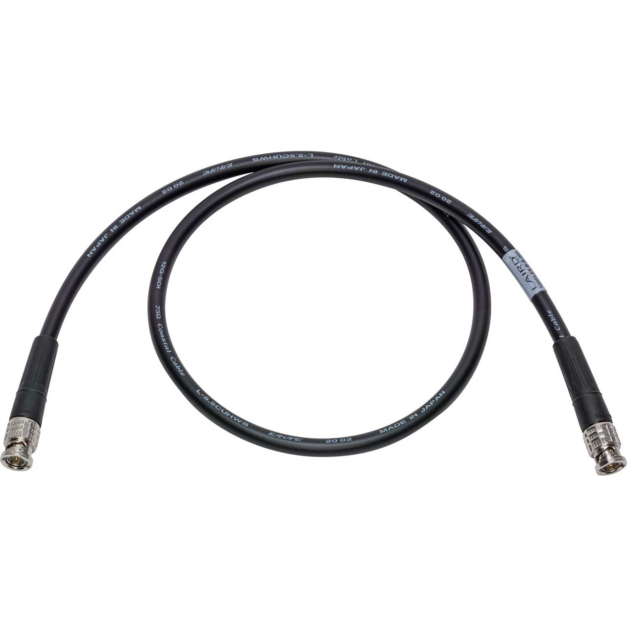 Laird Canare L-5.5CUHWS 12G-SDI Flexible 4K UHD Mobile Video Coax BNC Cable- 150 Foot