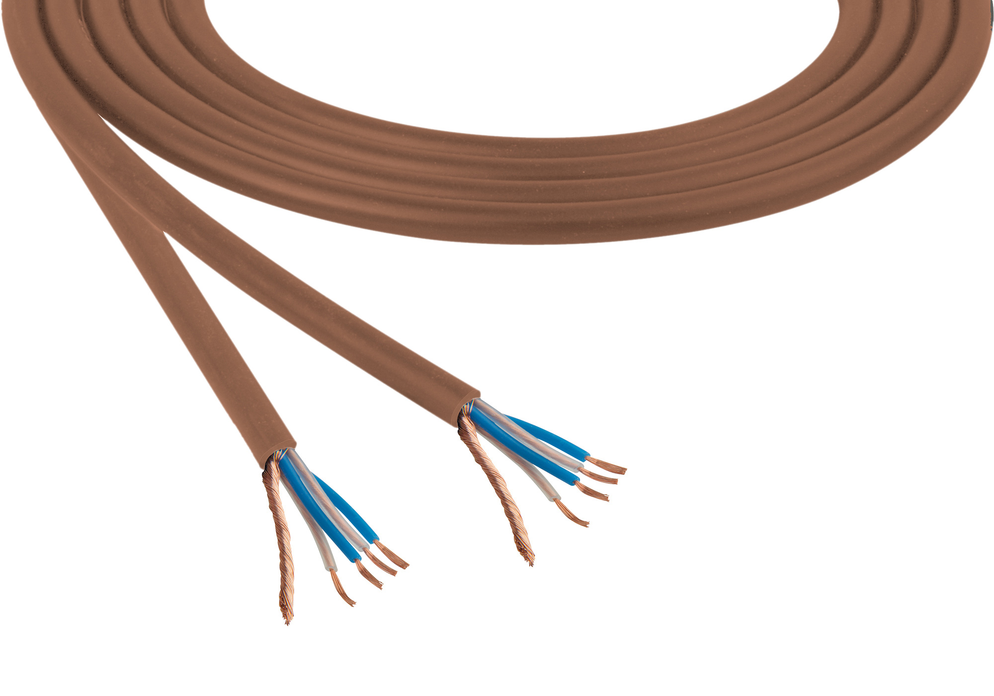 Mogami W2534 Neglex Quad Microphone Cable - Per Foot - Brown