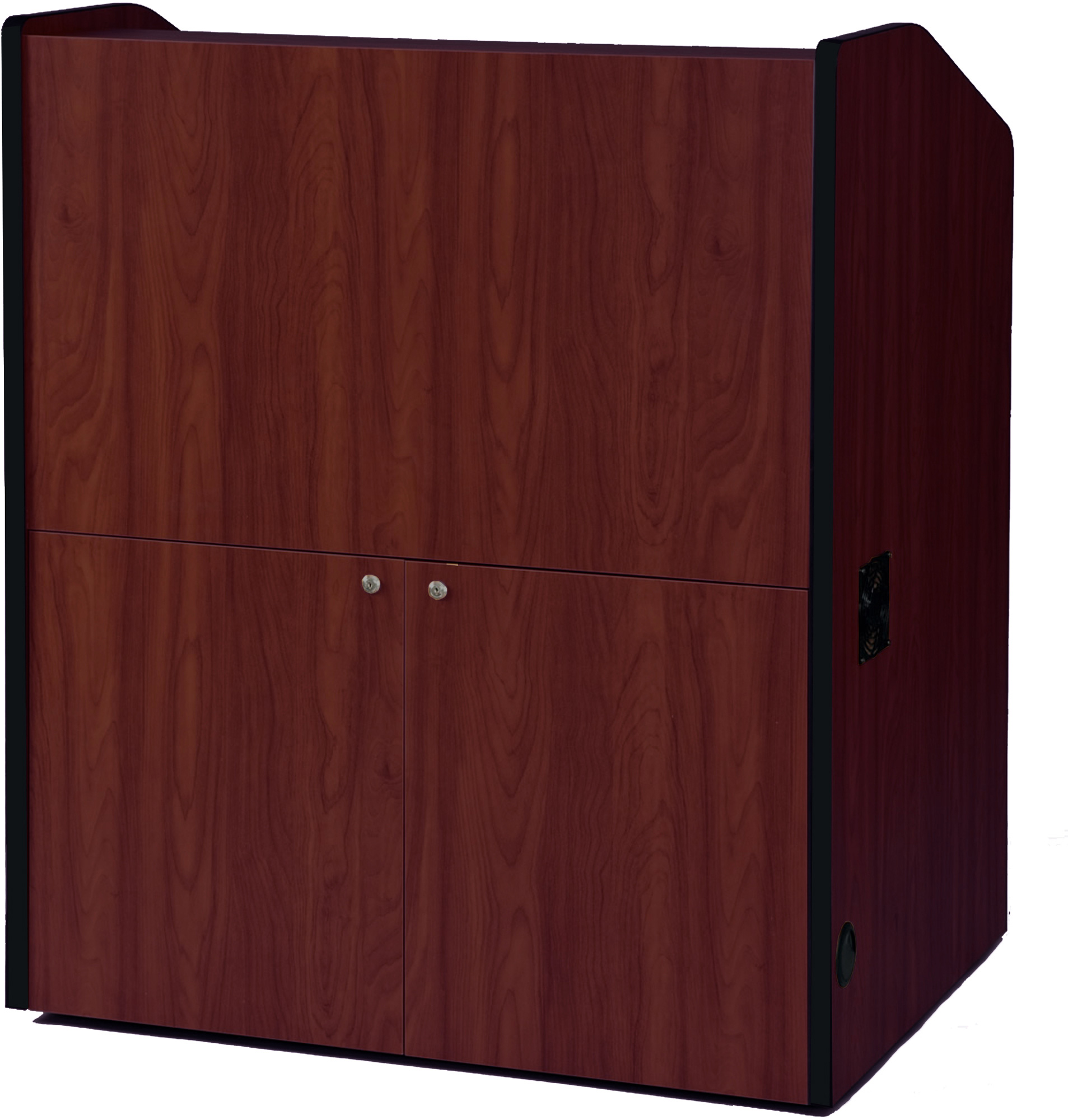 AmpliVox SN3430-MH Multimedia Smart Podium - Non Sound - Mahogany