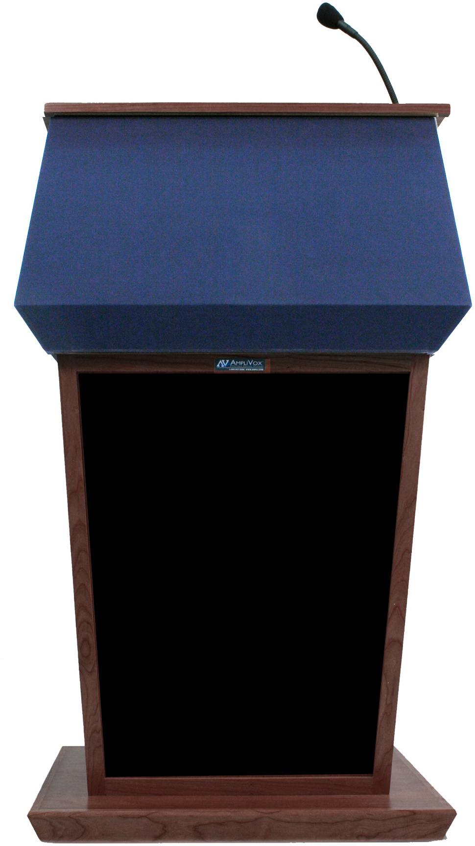 SW3040WT Patriot Lectern - Walnut - Wireless Handheld Mic
