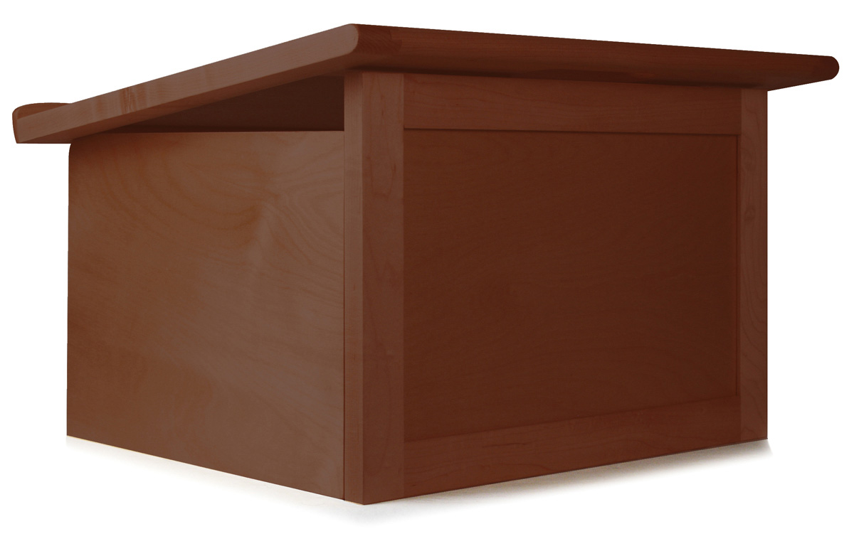 W242MH Travel-Lite Folding Tabletop Lectern-Mahogany