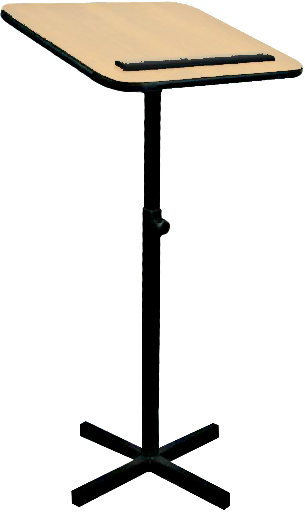 AmpliVox AMP-W330-MP Xpediter Adjustable Lectern Stand - Maple